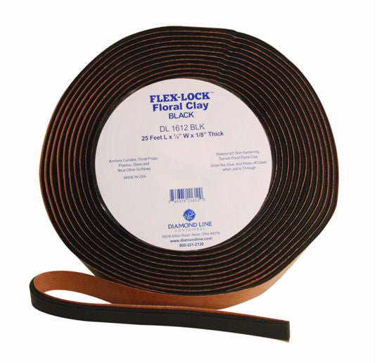 Flex-Lock Floral Clay Adhesive Individual Pack 25 Foot Roll