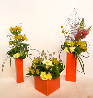 Orange Flower Trio